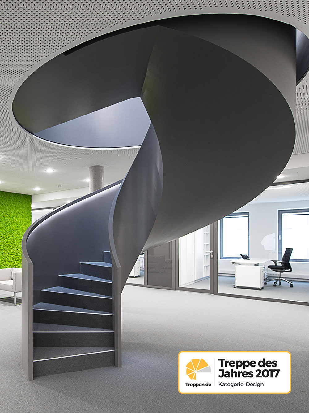 Eiserne Wendeltreppe aus Stahl | Nautilus Treppen